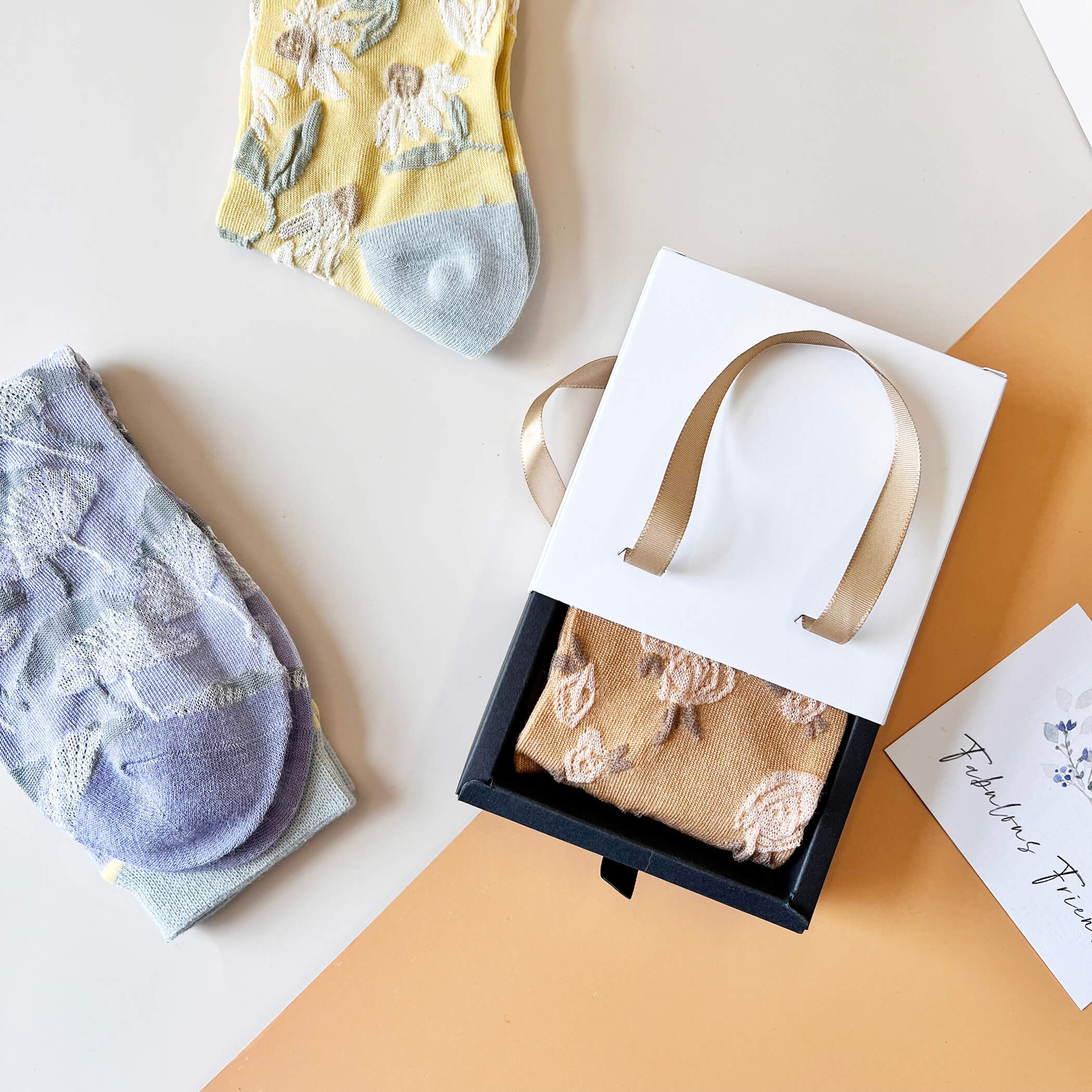 Pick Your Favourite Floral Socks In A Box