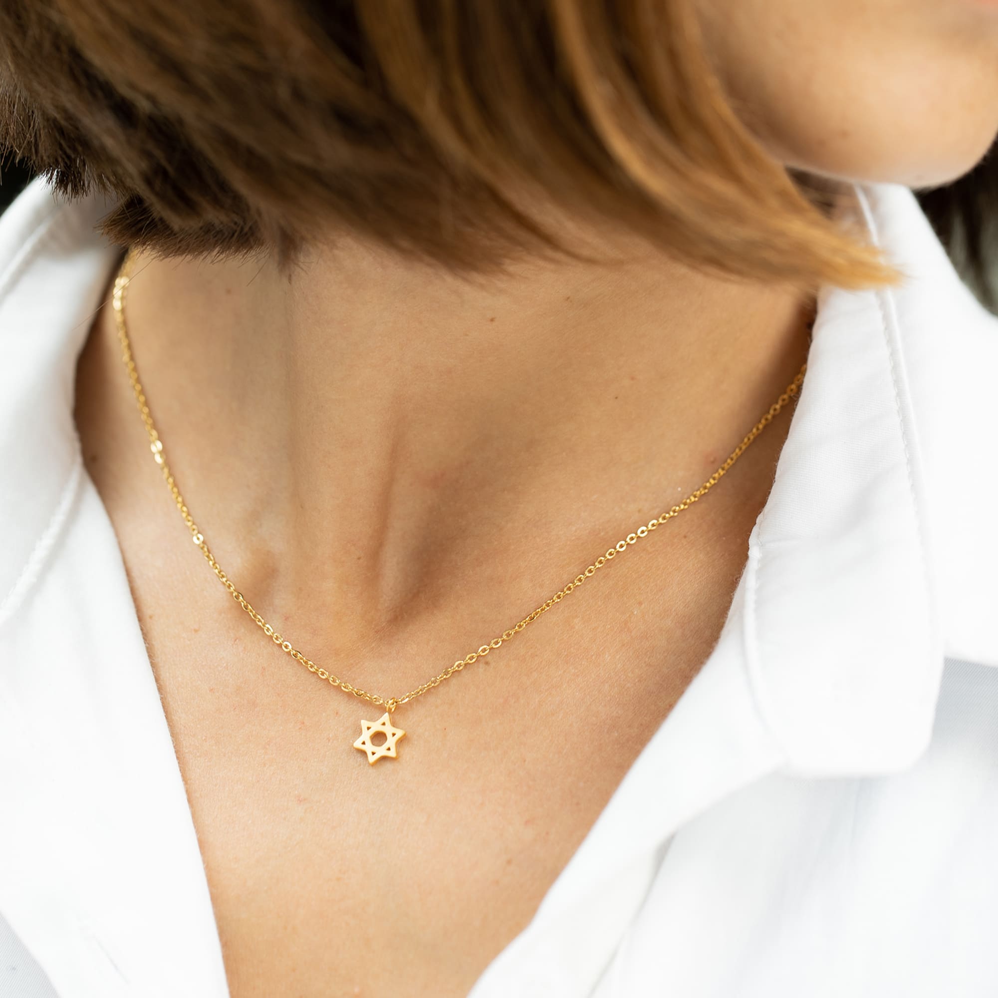 Mazel Tov Star Of David Necklace